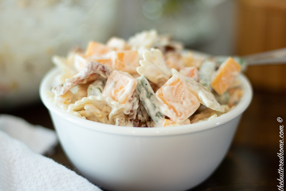 Bacon Ranch Pasta ~ The Buttered Home