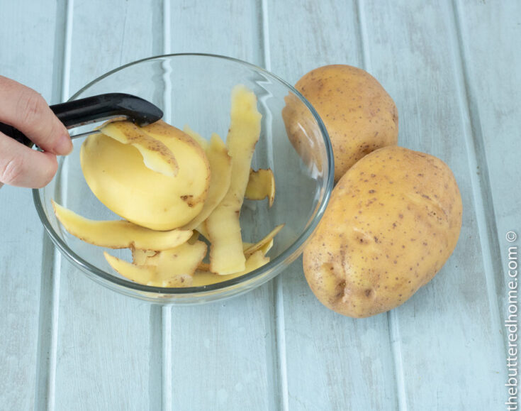 Easy Potato Peel Chips The Buttered Home