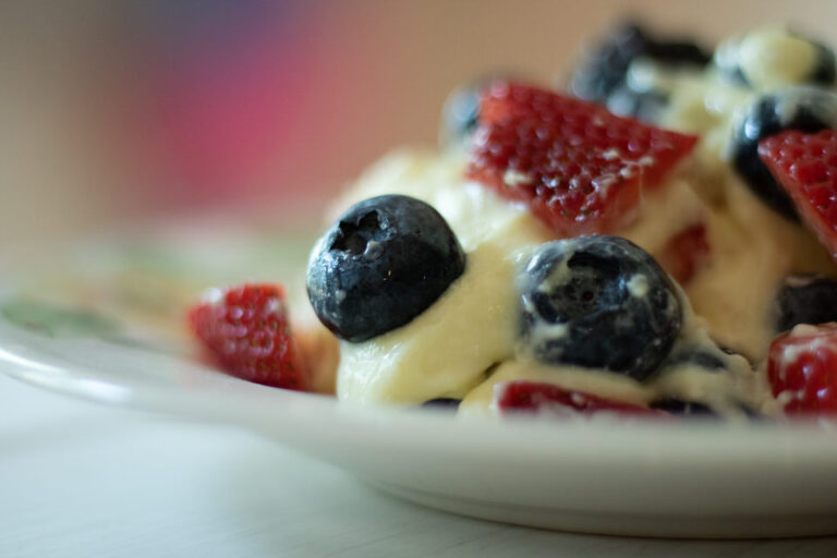 Angel Triple Berry Trifle - The Buttered Home