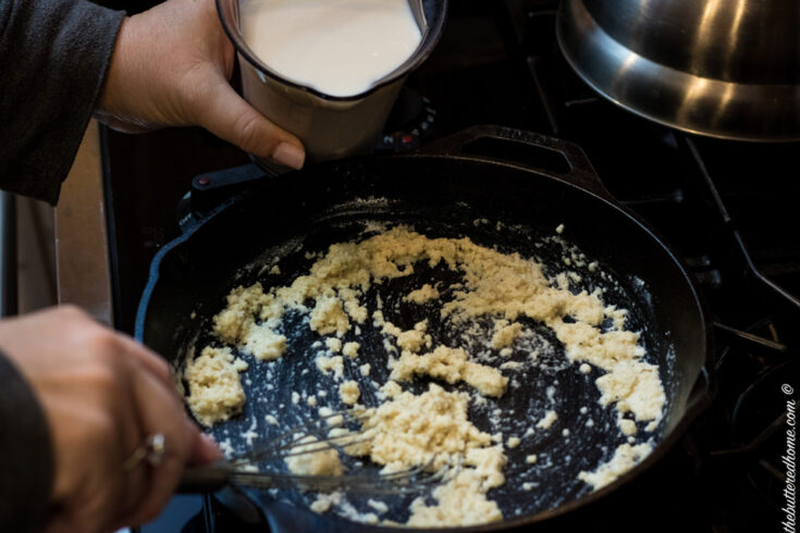 White Roux Recipe - The Buttered Home