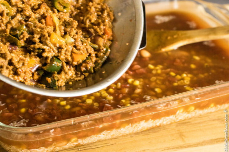 Cowboy Rice Casserole - The Buttered Home