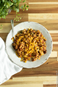 Cowboy Rice Casserole - The Buttered Home