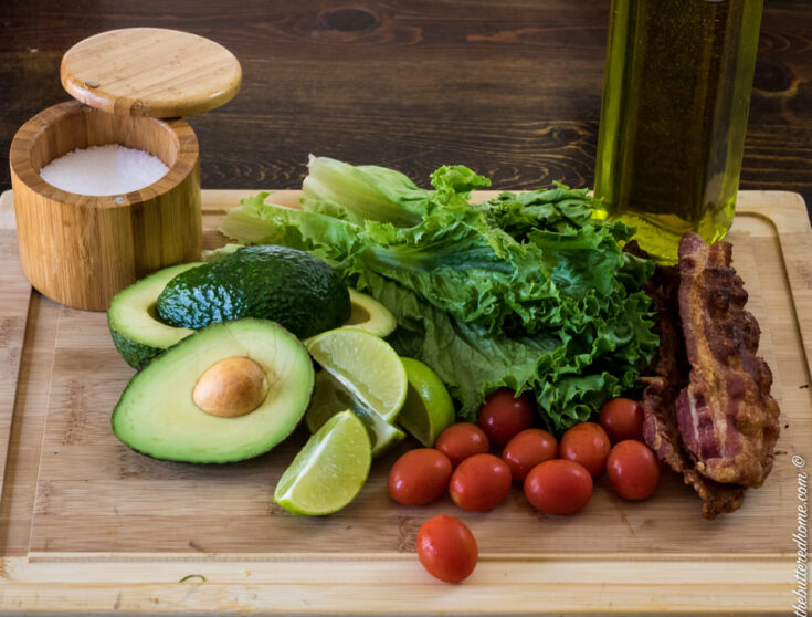 Baked BLT Avocados - The Buttered Home