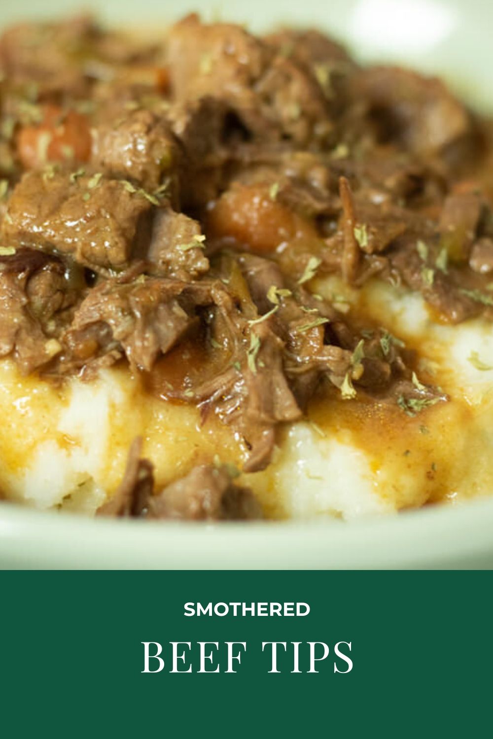 Smothered Beef Tips - The Buttered Home