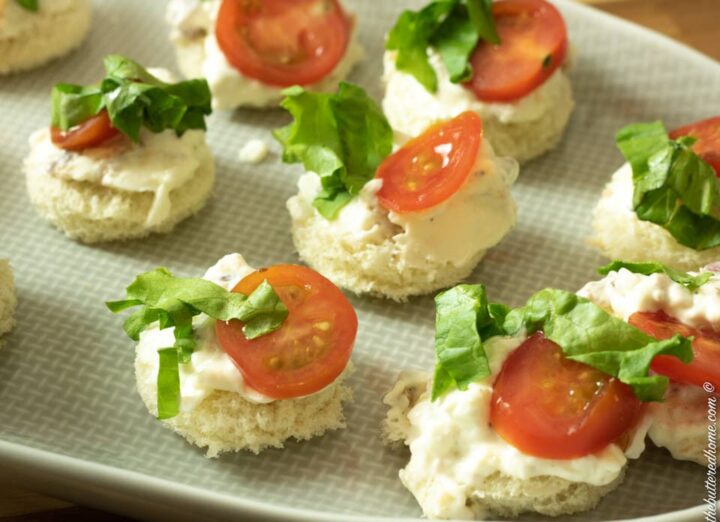 Bacon Lettuce Tomato Bites - The Buttered Home