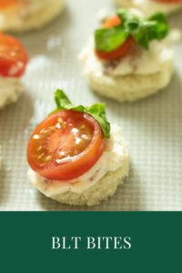 Bacon Lettuce Tomato Bites - The Buttered Home