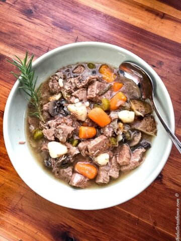 Instant Pot Rosemary Beef Stew - The Buttered Home