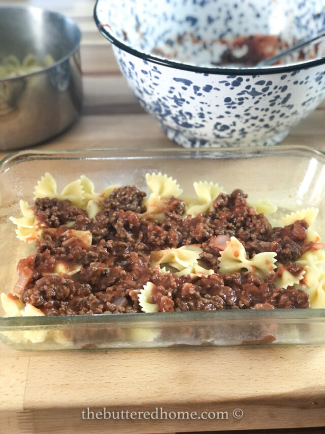 Beef Pasta Bake - The Buttered Home
