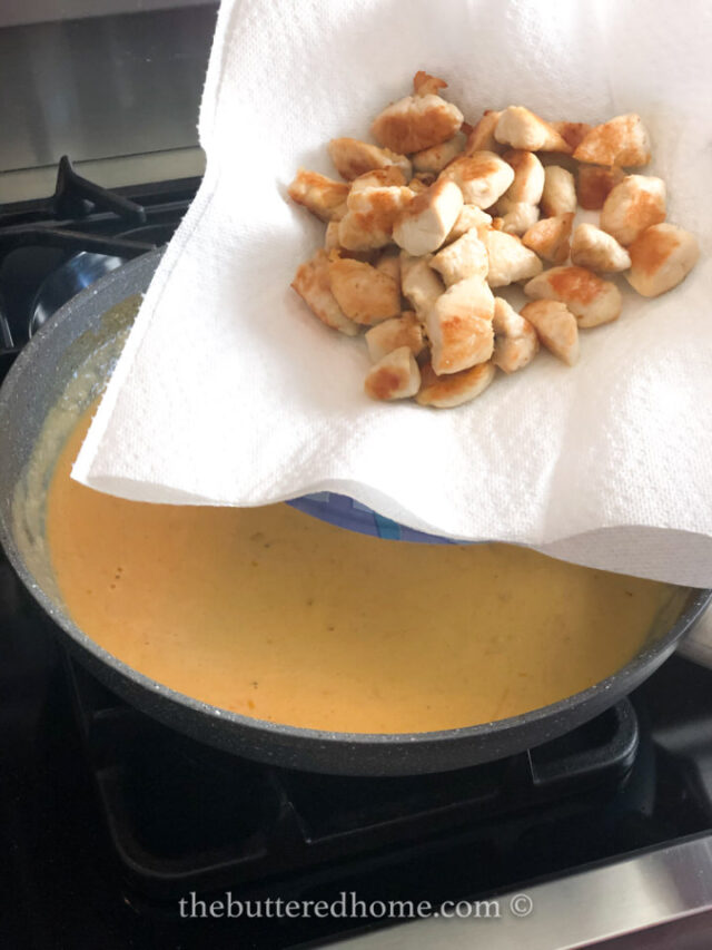 Pan Fried Chicken Casserole - The Buttered Home