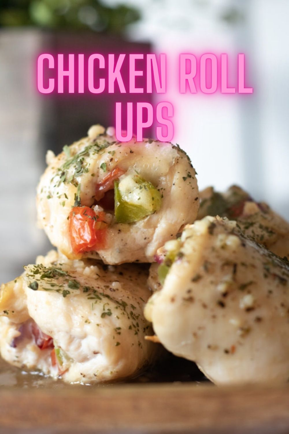 Super Saturday Stuffed Chicken Roll Ups - The Buttered Home