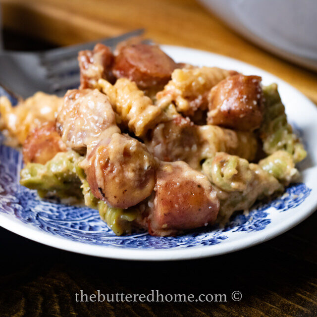 One Pan Conecuh Pasta - The Buttered Home