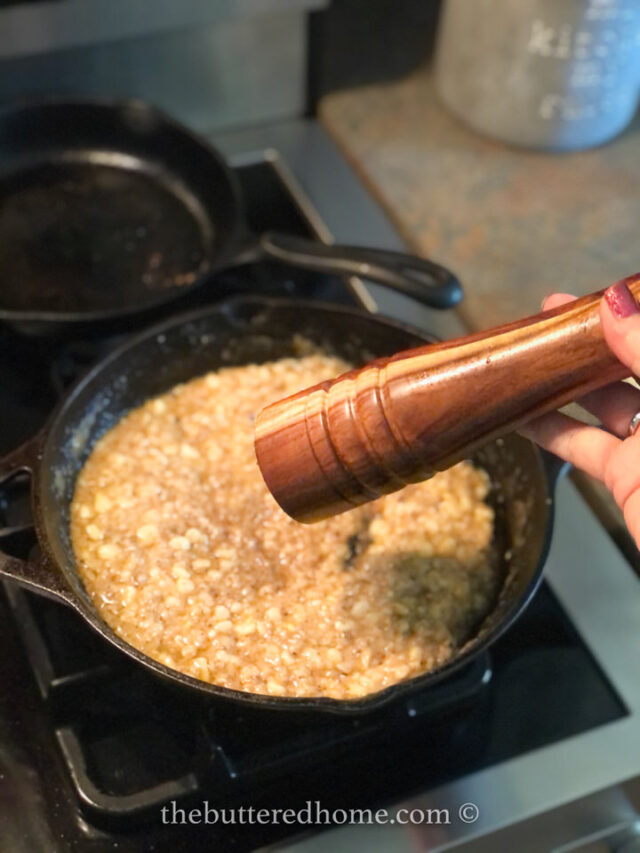 Skillet Fried Cream Corn - The Buttered Home