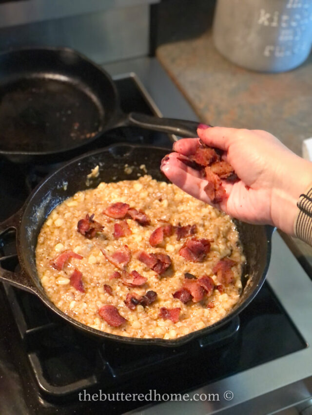 Skillet Fried Cream Corn - The Buttered Home