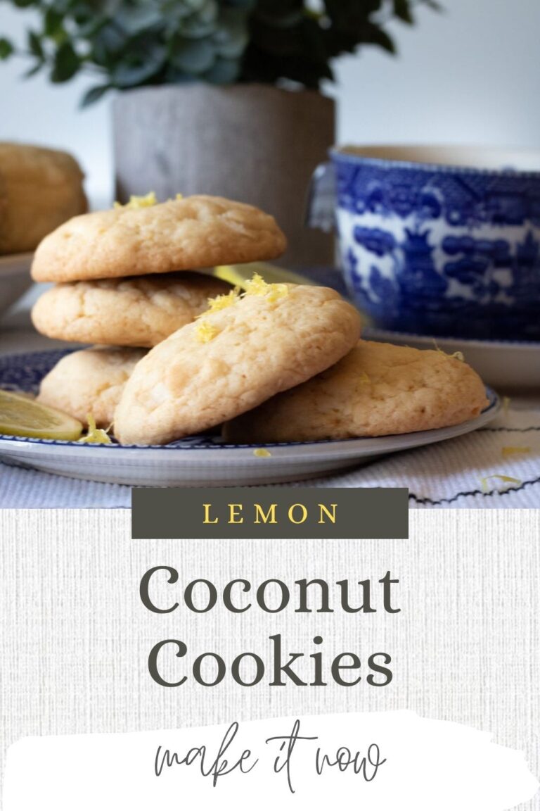 Lemon Coconut Cookies - The Buttered Home