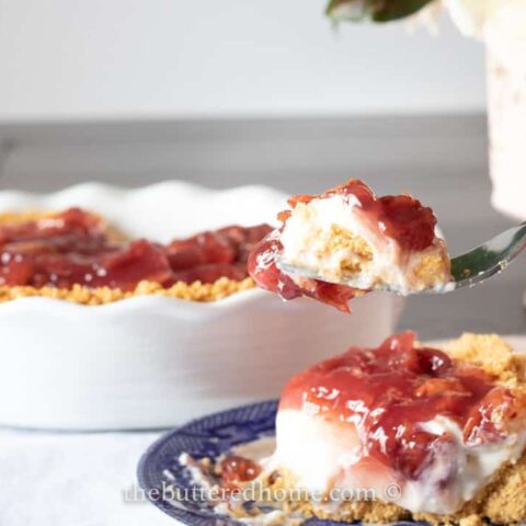 Glory Jean's Cherry Lemon Cheese Pie - The Buttered Home