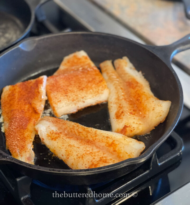 Pan Fried Cod Recipe - The Buttered Home