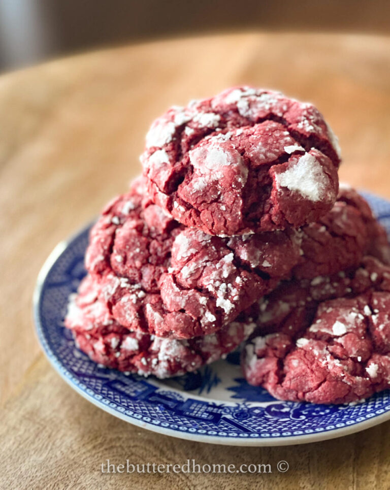 Red Velvet Cake Mix Cookies - The Buttered Home