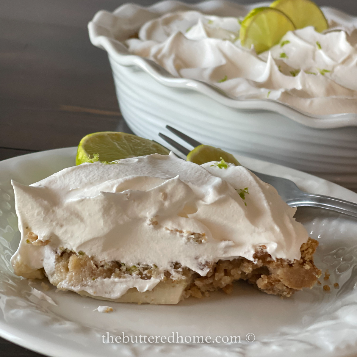 Light Key Lime Pie - The Buttered Home