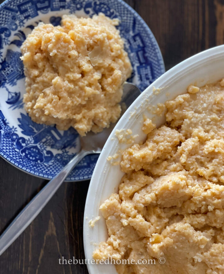 Instant Pot Cheese Grits - The Buttered Home