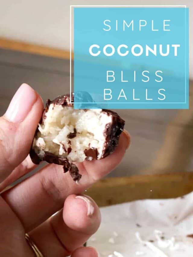 How to Make Coconut Bliss Balls - The Buttered Home
