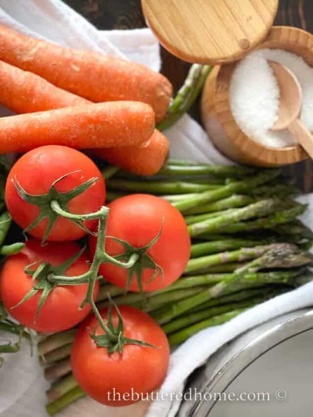 How to Put Up your Summer Vegetables! - The Buttered Home