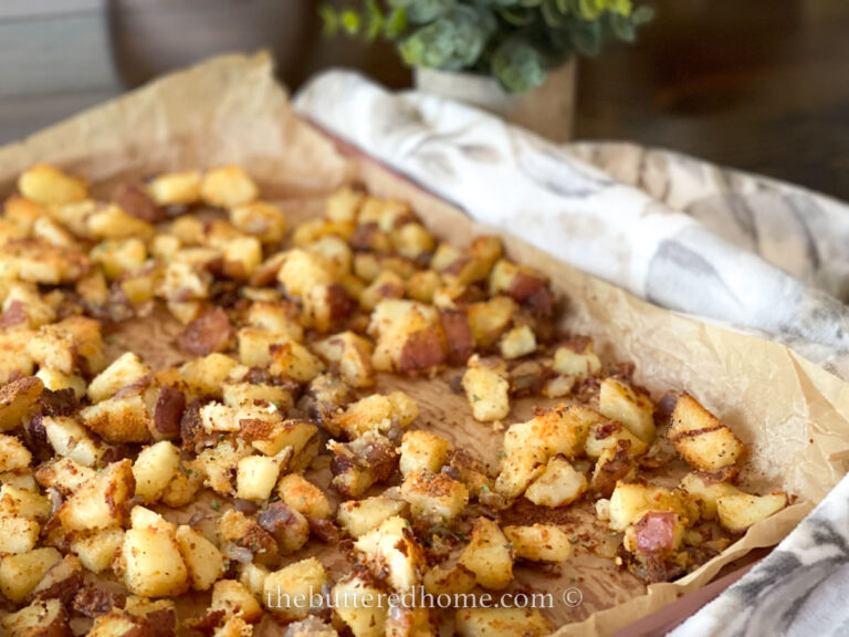 Crispy Roasted Old Bay Potatoes - The Buttered Home