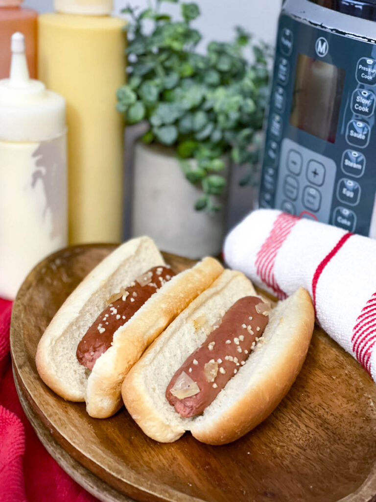 Instant Pot Hot Dogs - The Buttered Home
