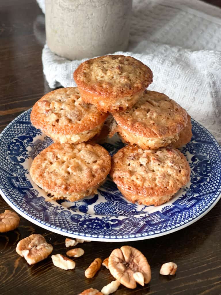 Pecan Pie Mini Muffins - The Buttered Home