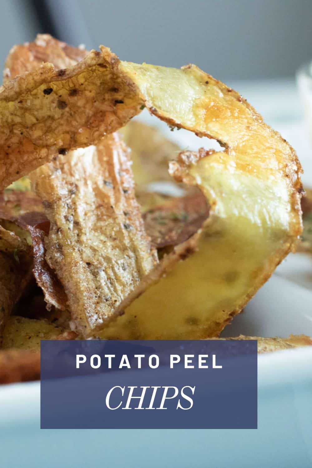 Easy Potato Peel Chips - The Buttered Home
