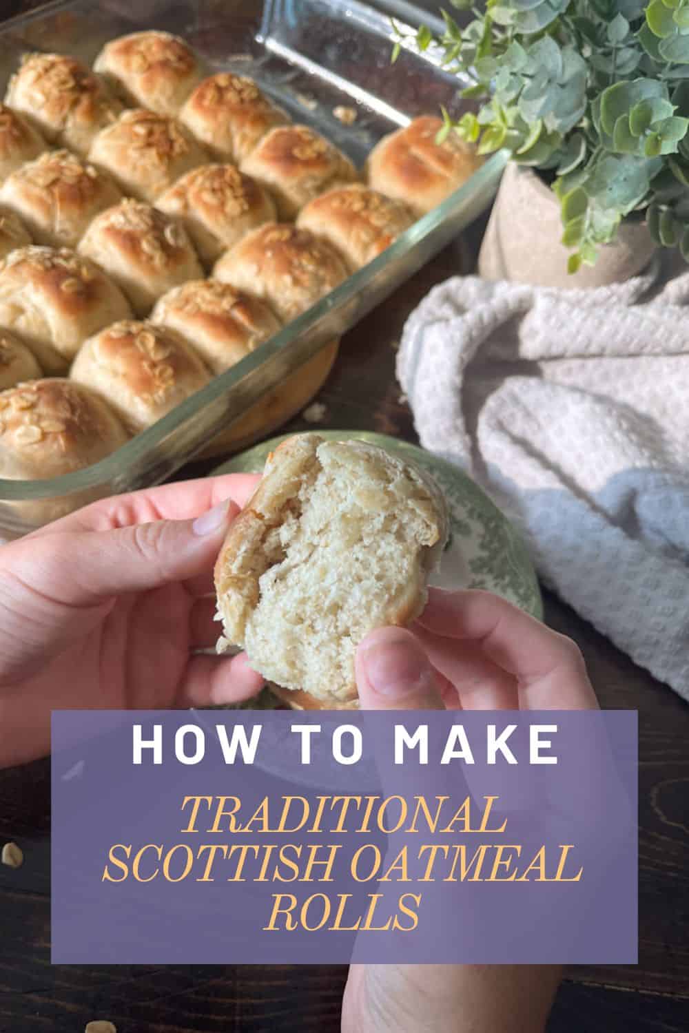Traditional Scottish Oatmeal Rolls - The Buttered Home