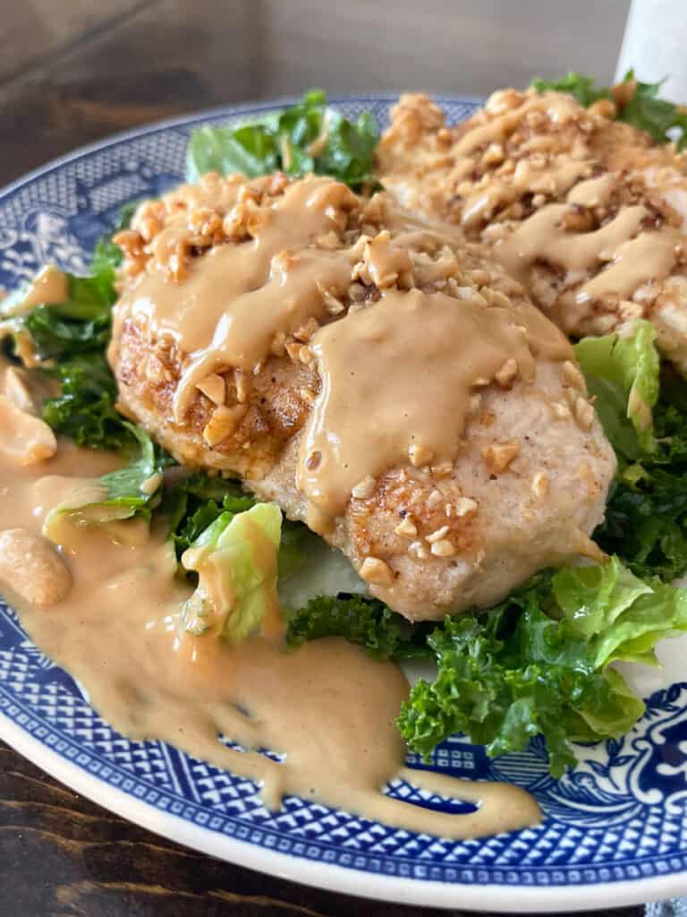 Peanut Crusted Chicken with Sweet and Spicy Peanut Butter Sauce - The ...