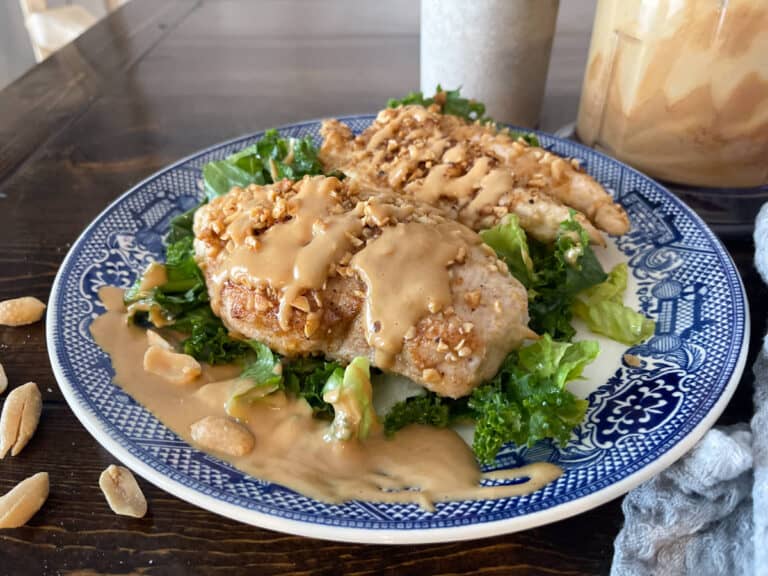 Peanut Crusted Chicken with Sweet and Spicy Peanut Butter Sauce - The ...