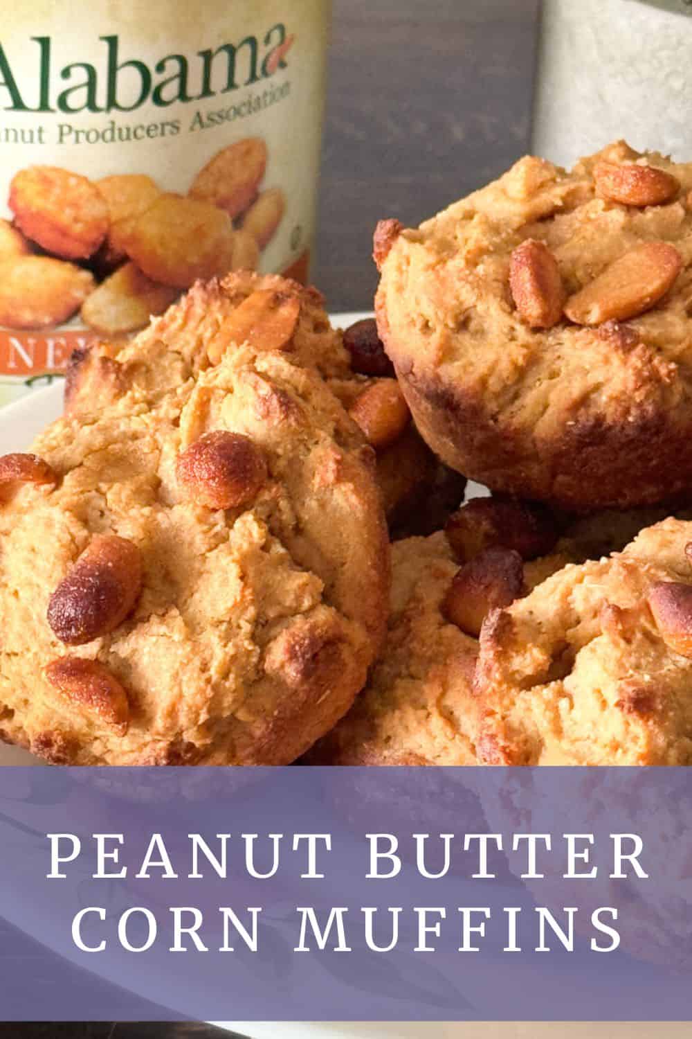 Sweet Peanut Butter Cornbread Muffins Recipe - The Buttered Home