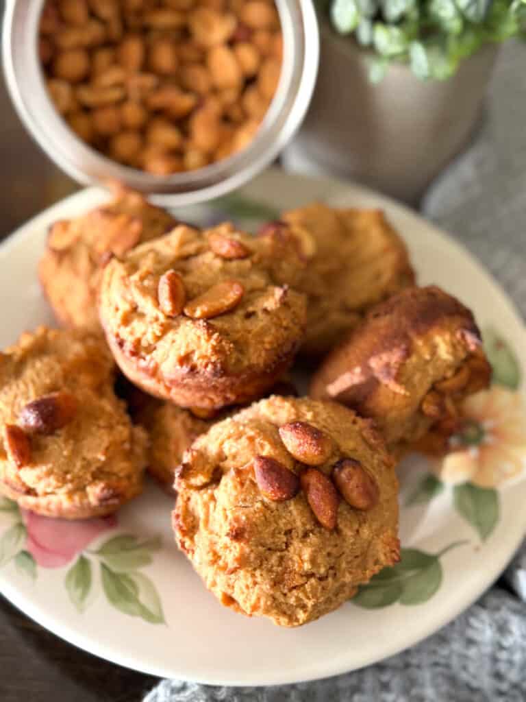 Sweet Peanut Butter Cornbread Muffins Recipe - The Buttered Home