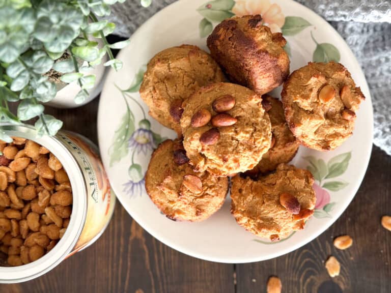 Sweet Peanut Butter Cornbread Muffins Recipe - The Buttered Home