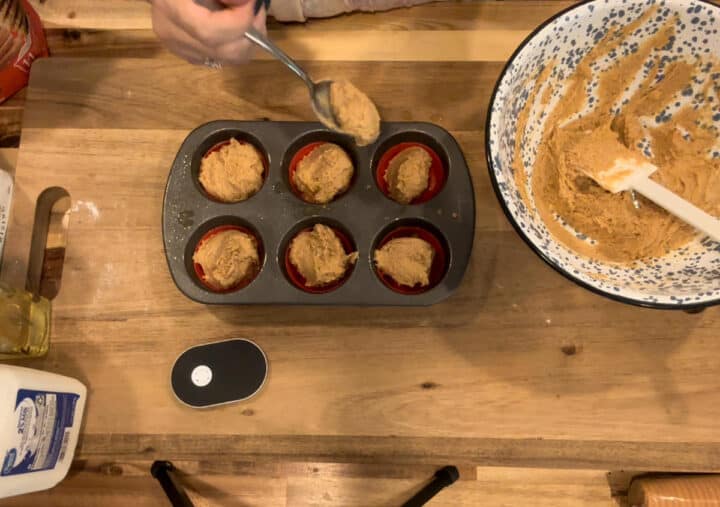 Sweet Peanut Butter Cornbread Muffins Recipe - The Buttered Home