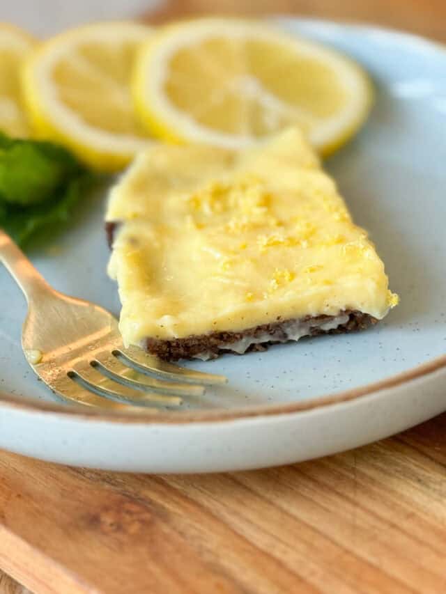 How to Make the Best Easy Low Carb Lemon Bars - The Buttered Home