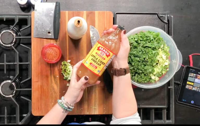 Kale and Brussel Sprouts Salad with Agave Vinaigrette Dressing - The ...