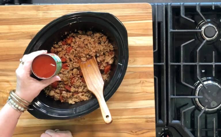 Crock Pot Upside Down Turkey Frito Pie - The Buttered Home
